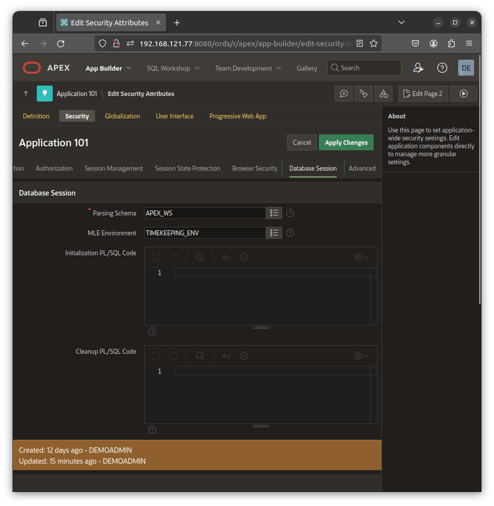 Using server-side JavaScript in APEX processes – Martins Blog